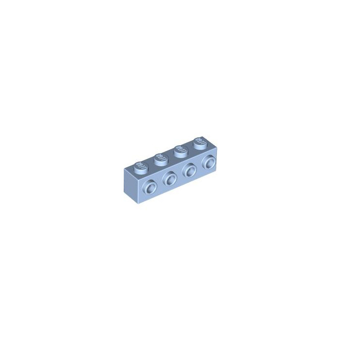 LEGO Bright Light Blue Brick 1 x 4 with 4 Studs on One Side (30414 ...