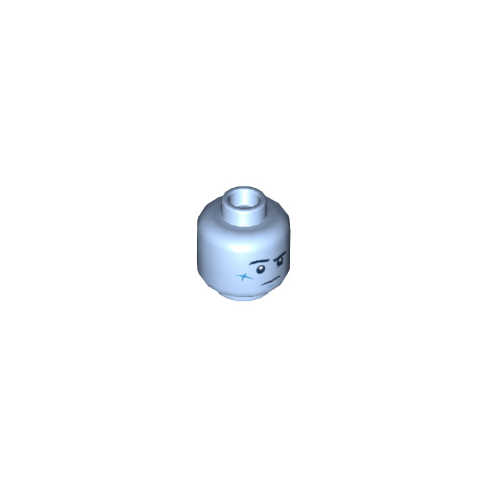 LEGO Bright Light Blue Jack Davids Minifigure Head (3626 / 66655 ...