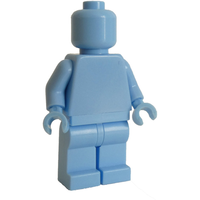LEGO Bright Light Blue Monochrome Minifigure | Brick Owl - LEGO Marketplace