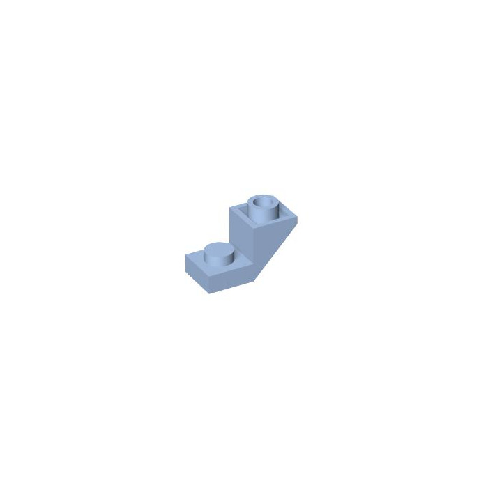LEGO Bright Light Blue Slope 1 x 2 (45°) Inverted with Plate (2310 ...