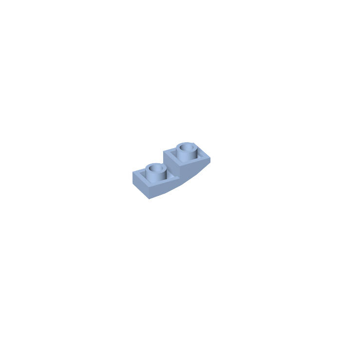 LEGO Bright Light Blue Slope 1 x 2 Curved Inverted (24201) | Brick Owl ...