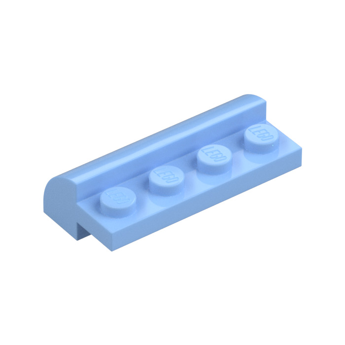 LEGO Bright Light Blue Slope 2 x 4 x 1 Curved (5842) | Brick Owl