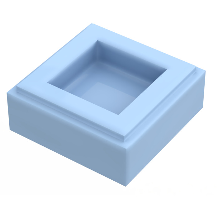 LEGO Bright Light Blue Tile 1 x 1 with Groove (3070 / 113480) | Brick Owl