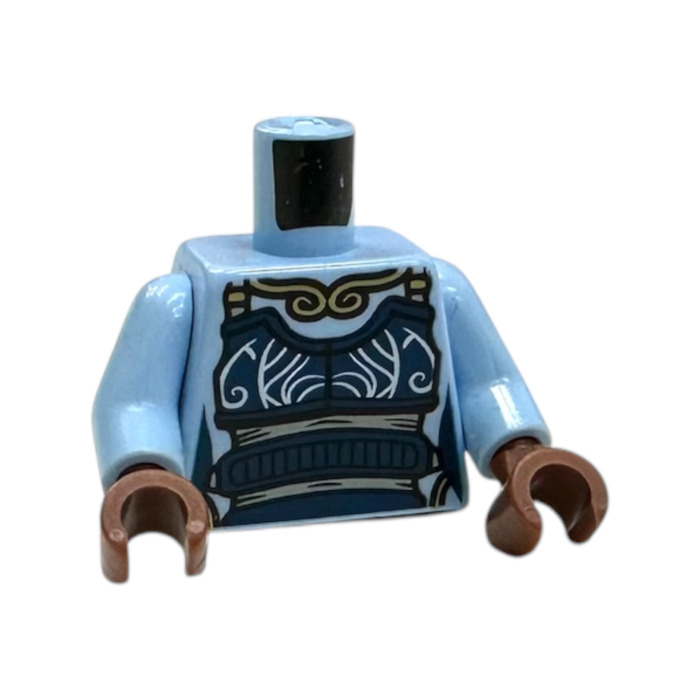 LEGO Torso Female Outline Dark Blue Apron (973) | Brick Owl - LEGO ...