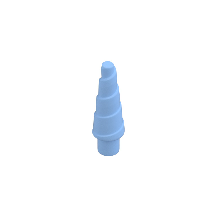 LEGO Bright Light Blue Unicorn Horn with Bar (34078 / 89522) | Brick Owl