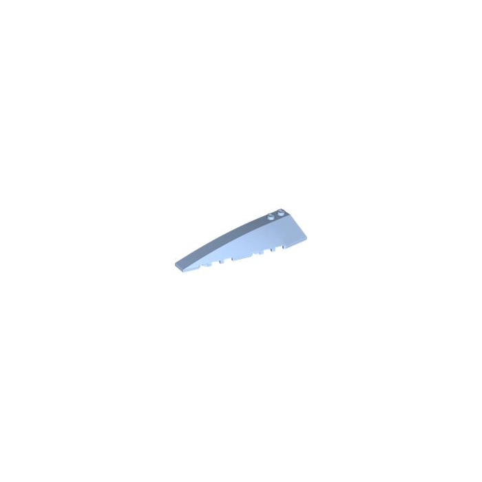 LEGO Bright Light Blue Wedge 10 x 3 x 1 Double Rounded Left (50955 / ...