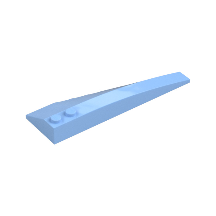 LEGO Bright Light Blue Wedge 10 x 3 x 1 Double Rounded Left (50955 / ...