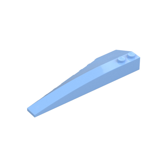 LEGO Bright Light Blue Wedge 10 x 3 x 1 Double Rounded Right (50956 ...