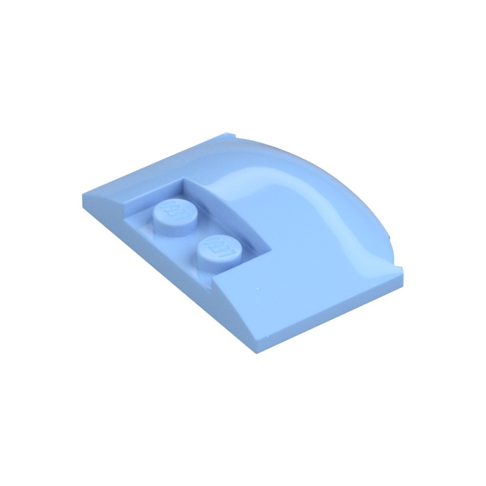 LEGO Bright Light Blue Wedge 3 x 4 x 0.7 with Recess (93604) | Brick Owl
