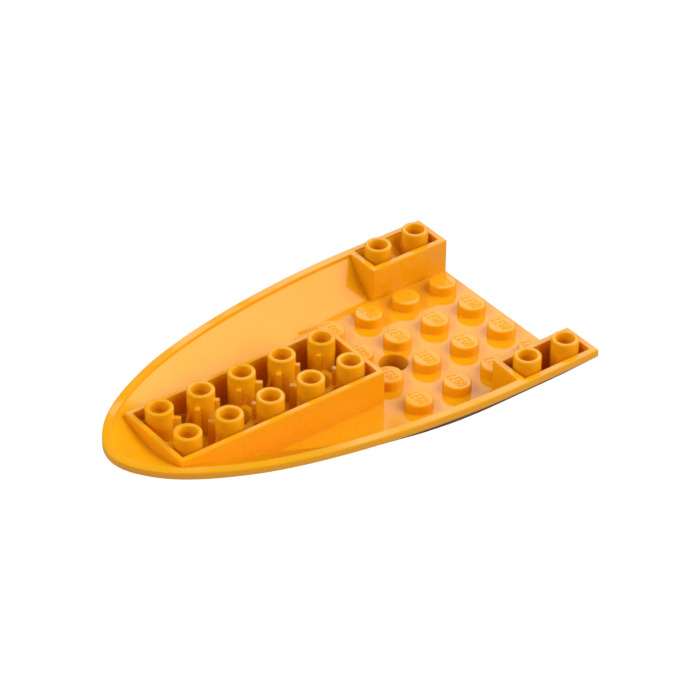 LEGO Bright Light Orange Airplane Bottom 6 x 10 x 1 (87611) | Brick Owl