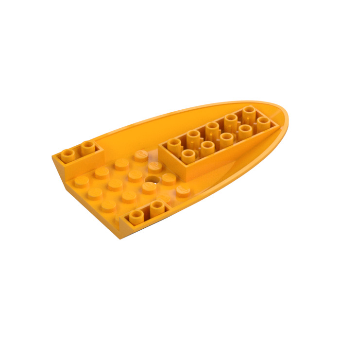 LEGO Bright Light Orange Airplane Bottom 6 x 10 x 1 (87611) | Brick Owl