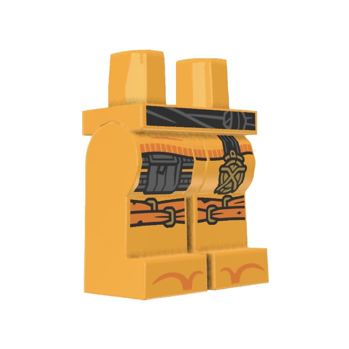 LEGO Bright Light Orange Arin Minifigure Hips and Legs (10970) | Brick ...