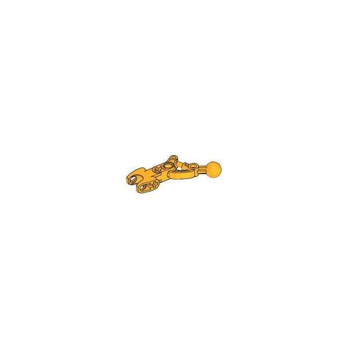 LEGO Bright Light Orange Arm / Leg Angular with Ball Joint and Ball ...