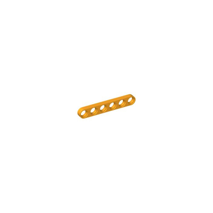 LEGO Bright Light Orange Beam 6 x 0.5 Thin (28570 / 32063) | Brick Owl ...