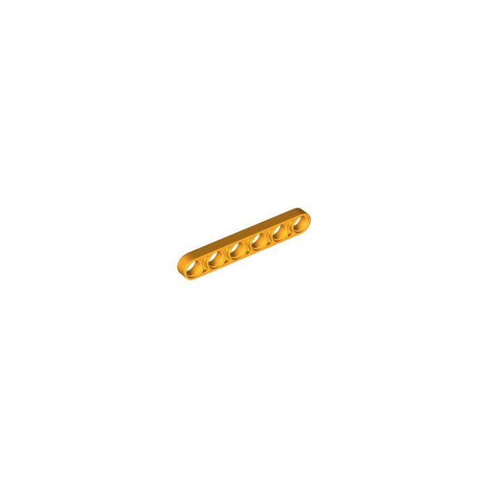 LEGO Bright Light Orange Beam 6 x 0.5 Thin (28570 / 32063) | Brick Owl ...