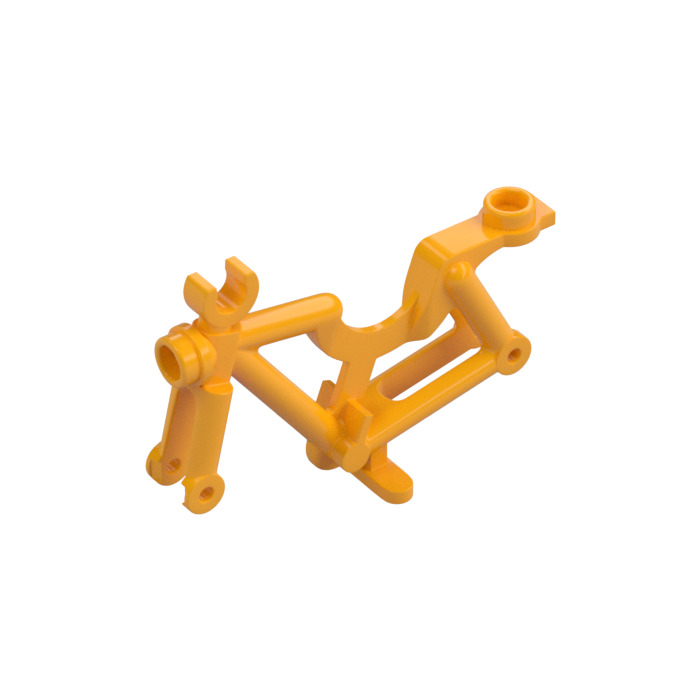 LEGO Bright Light Orange Bicycle Frame with Bag Mount (6348) | Brick ...