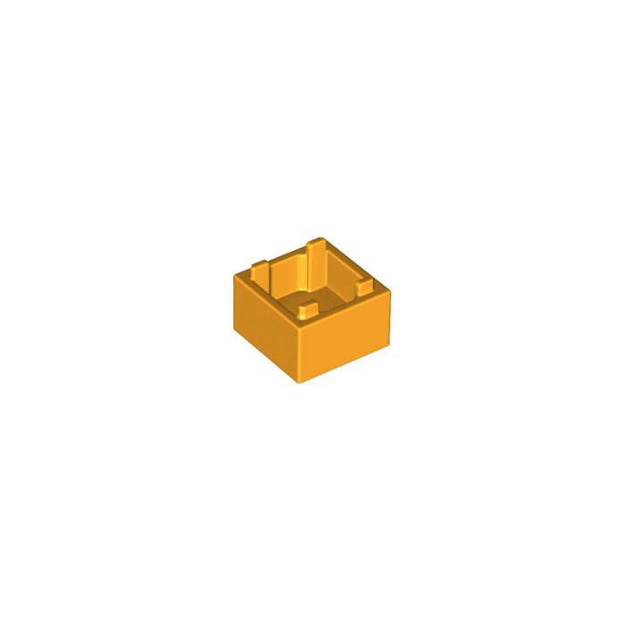 LEGO Bright Light Orange Box 2 x 2 x 1 (2821 / 59121) | Brick Owl