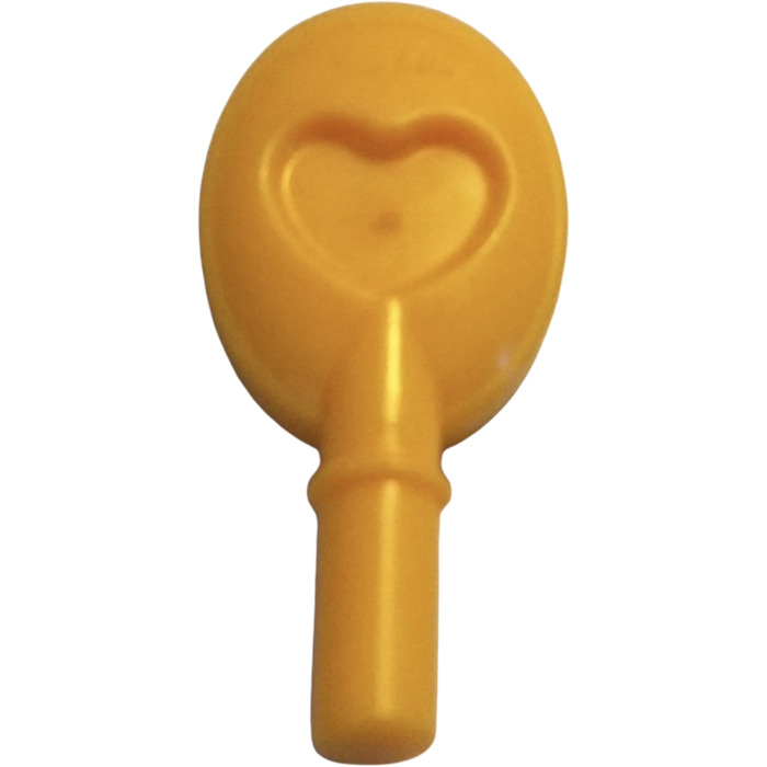 LEGO Bright Light Orange Hand Mirror with Heart | Brick Owl - LEGO ...