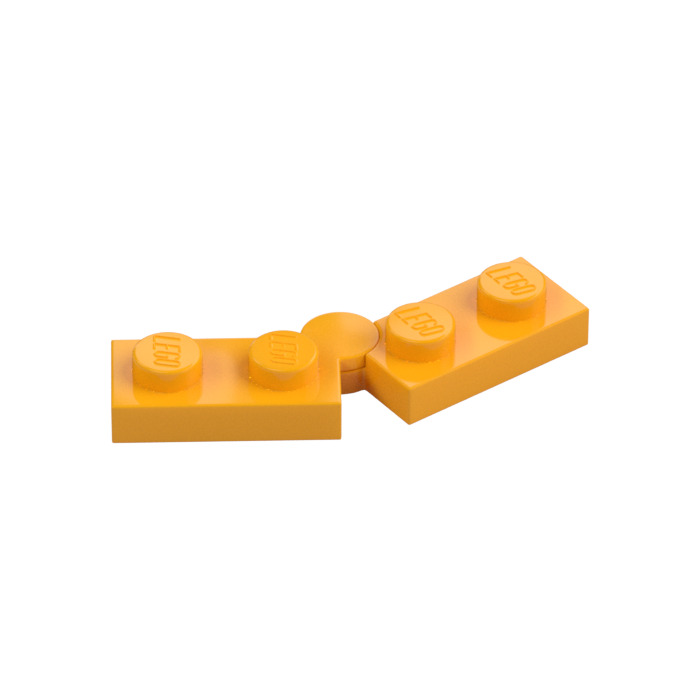 LEGO Bright Light Orange Hinge Plate 1 x 4 Swivel Assembly (1927 / ...