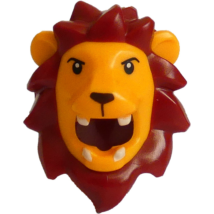 LEGO Lion Costume Head Cover with Dark Red Mane | Brick Owl - LEGO ...