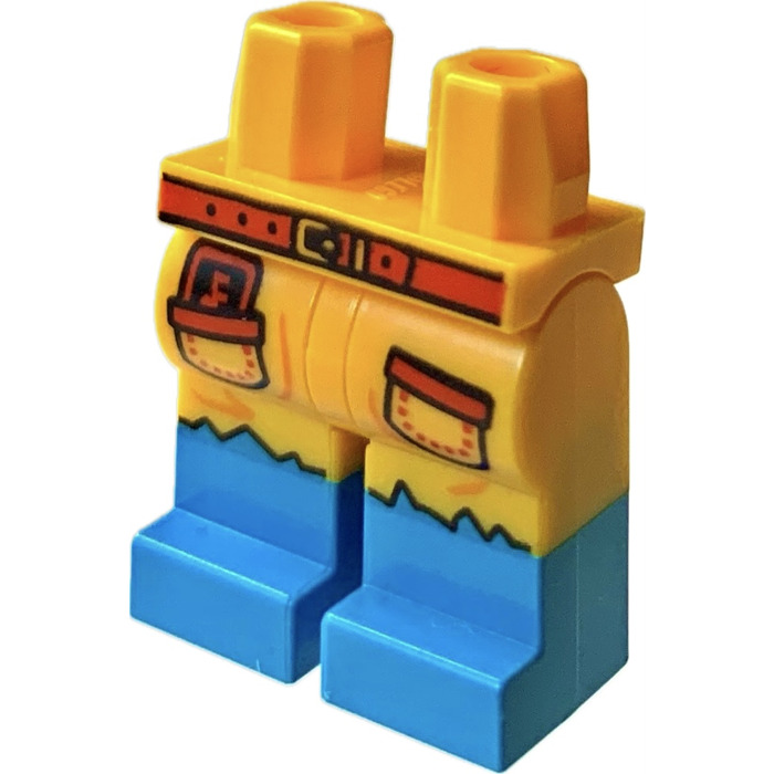 LEGO Logan with Dark Blue Jacket and Minifigure Hips and Legs (73200 ...