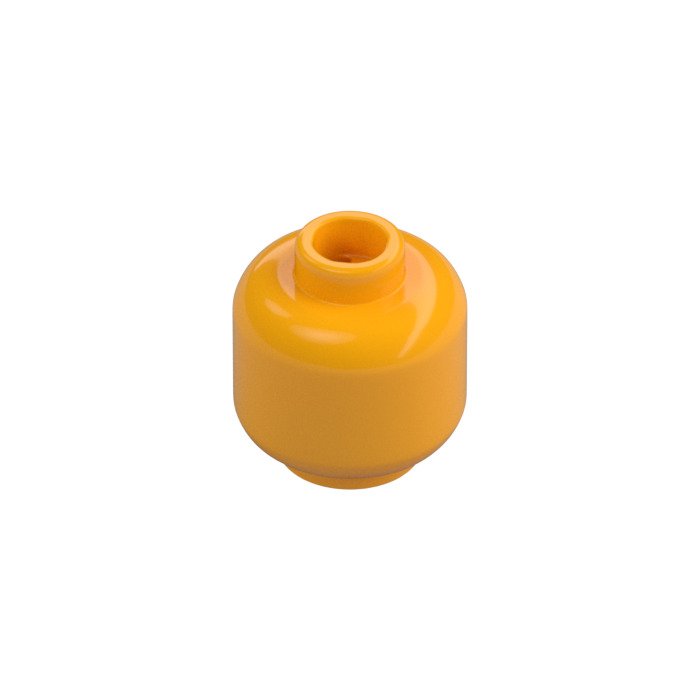 LEGO Bright Light Orange Minifigure Head (3626 / 88475) | Brick Owl