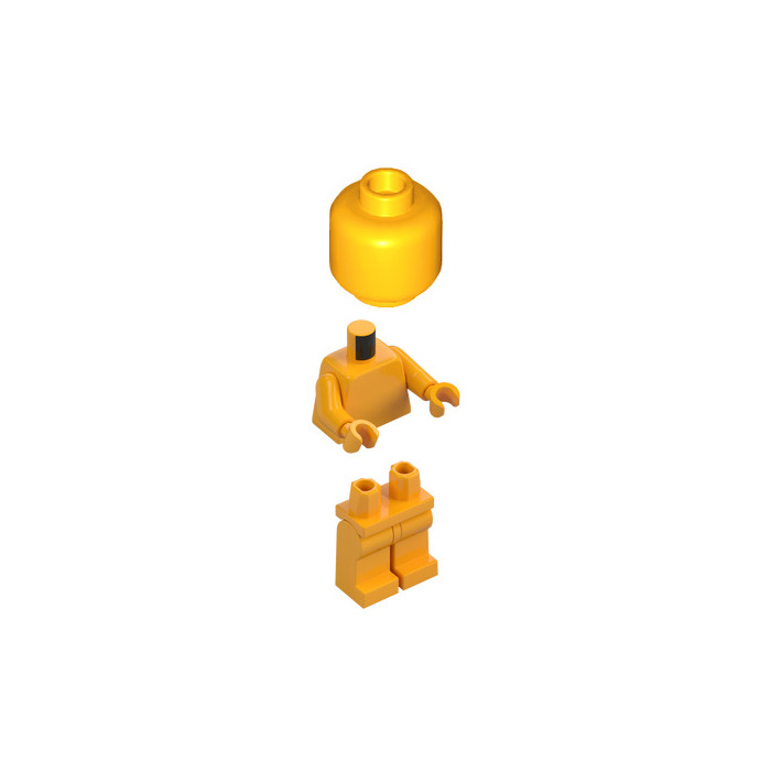 LEGO Bright Light Orange Monochrome Minifigure | Brick Owl