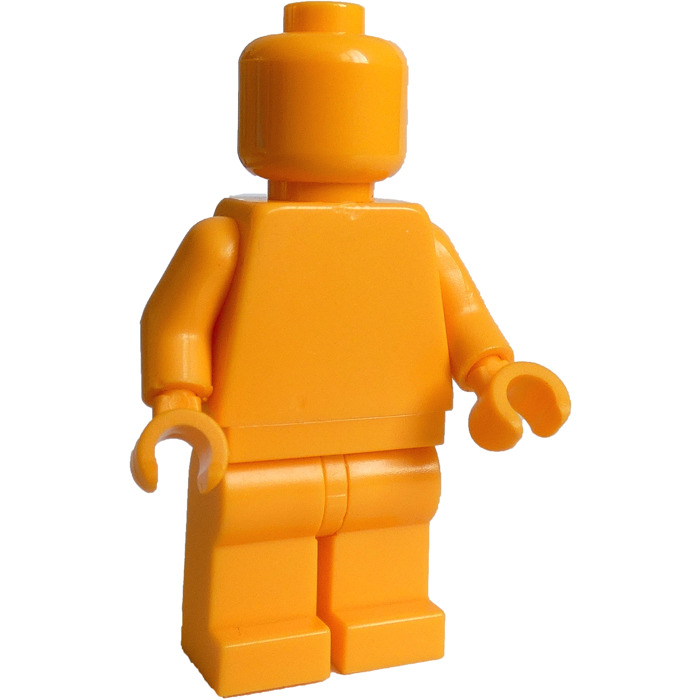 LEGO Bright Light Orange Monochrome Minifigure | Brick Owl - LEGO ...