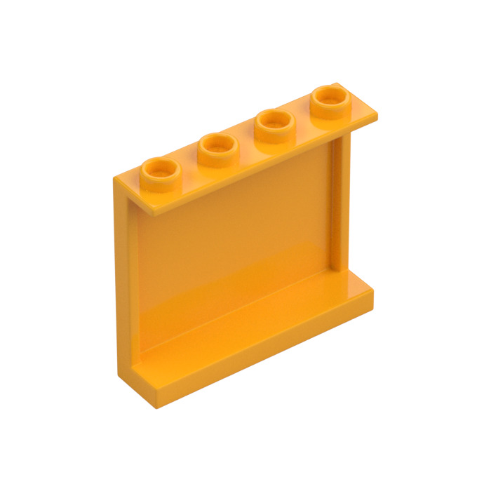 LEGO Bright Light Orange Panel 1 x 4 x 3 with Side Supports (35323 / ...