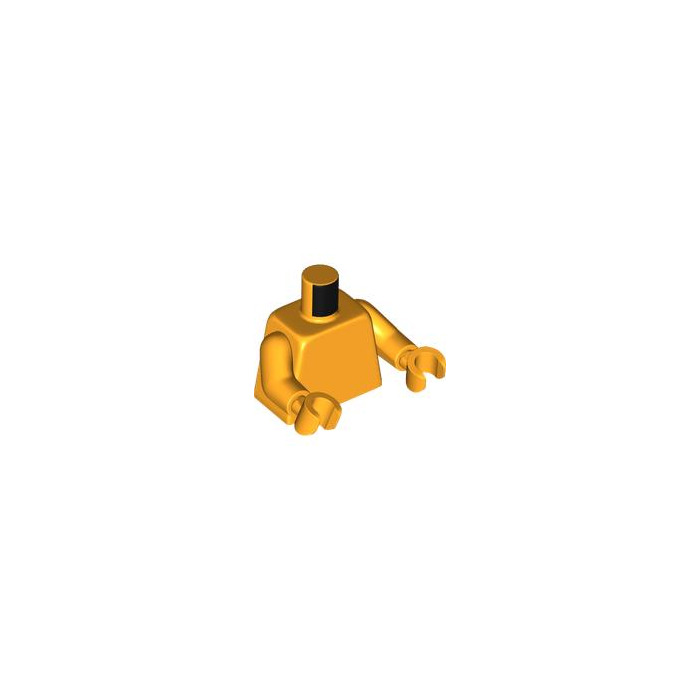 LEGO Bright Light Orange Plain Torso with Arms and Hands (73403 / 76382 ...