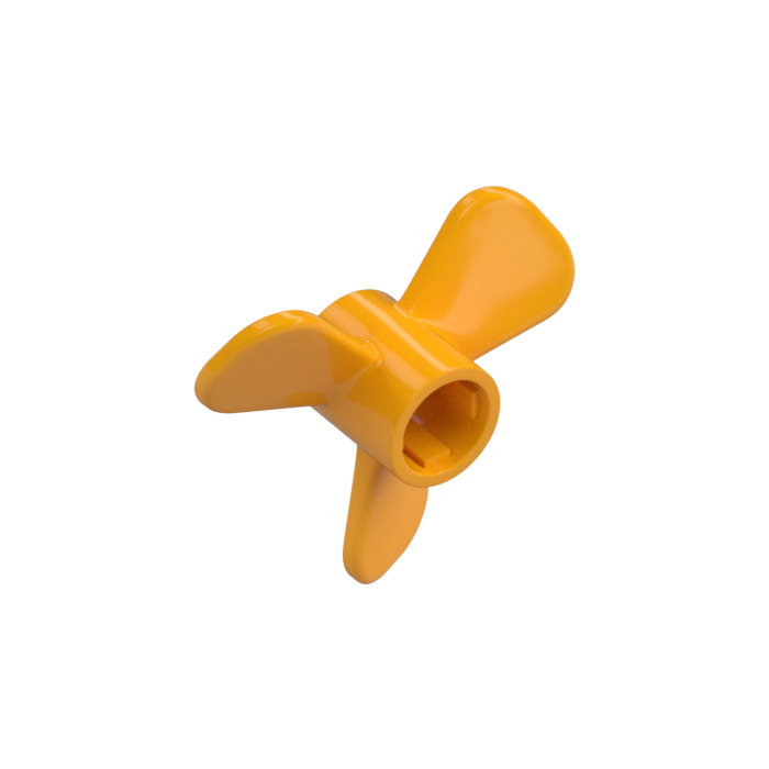 LEGO Bright Light Orange Propeller with 3 Blades and Axle Hole (6041 ...
