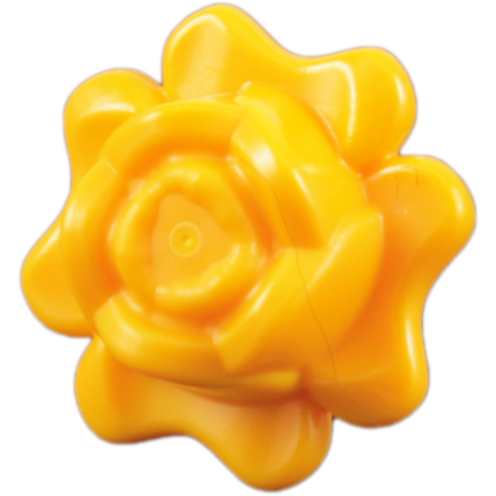 LEGO Bright Light Orange Rose Flower | Brick Owl - LEGO Marketplace