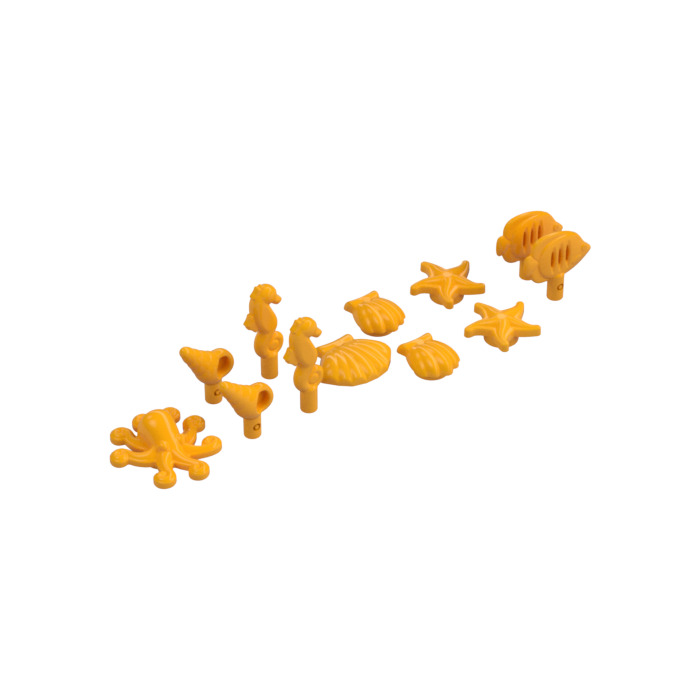 LEGO Sea Shells and Sea Creatures Accessory Pack (49595) | Brick Owl ...