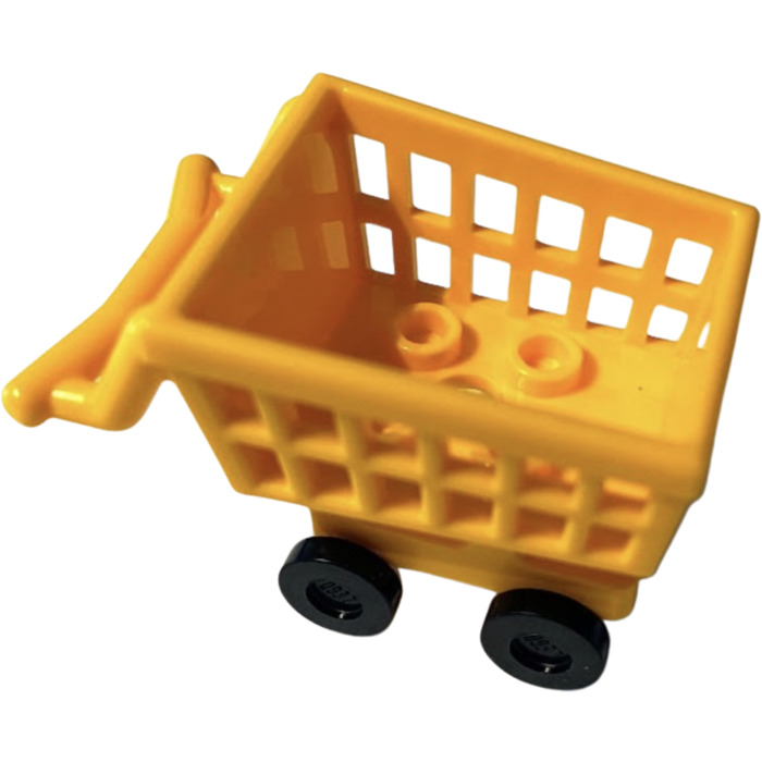 LEGO Shopping Cart with Black Wheels | Brick Owl