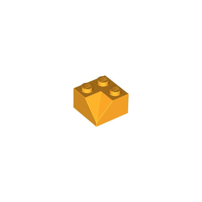 LEGO Bright Light Orange Slope 2 x 2 (45°) with Double Concave (3046 / ...