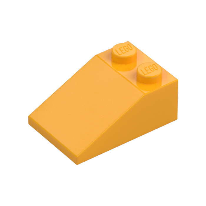 LEGO Bright Light Orange Slope 2 x 3 (25°) (3298 / 30474) | Brick Owl ...