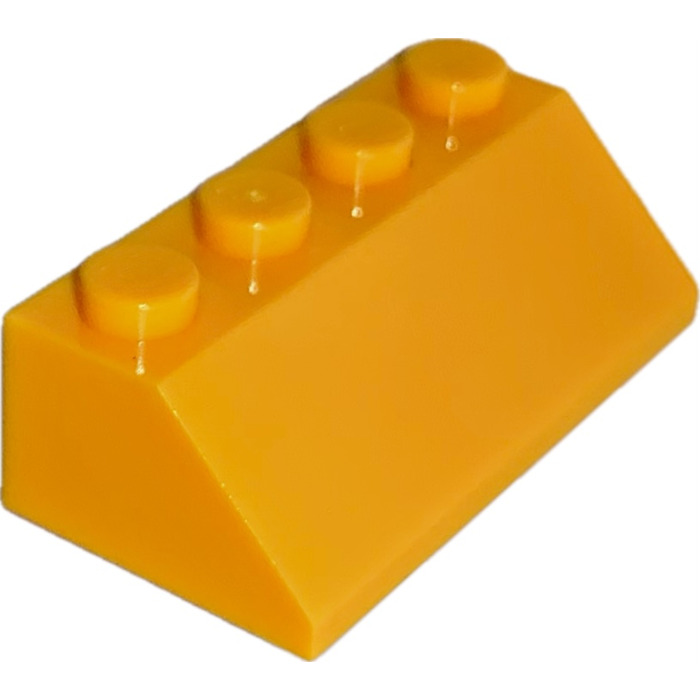 LEGO Bright Light Orange Slope 2 x 4 (45°) (3037) | Brick Owl - LEGO ...