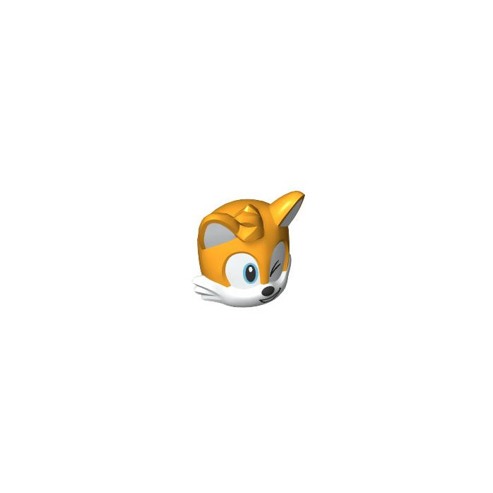 LEGO Bright Light Orange Tails Head | Brick Owl - LEGO Marketplace