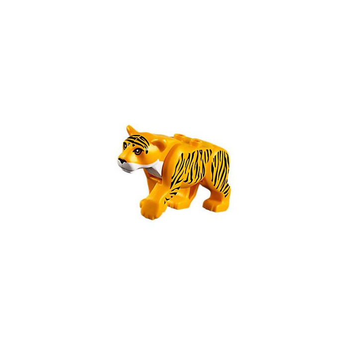 LEGO Bright Light Orange Tiger with Black Nose (34137) | Brick Owl ...