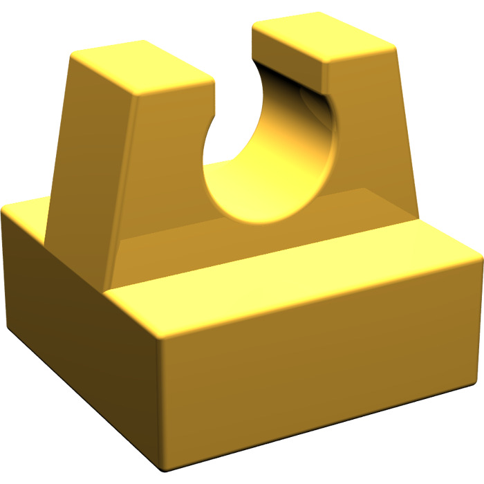 LEGO Tile 1 x 1 with Clip (No Cut in Center) (2555 / 12825) | Brick Owl ...