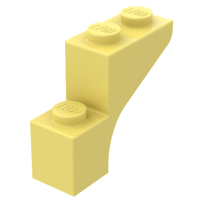 LEGO Bright Light Yellow Arch 1 x 3 x 2 with Curved End (88292) | Brick Owl