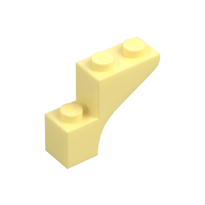 LEGO Bright Light Yellow Arch 1 x 3 x 2 with Curved End (88292) | Brick Owl