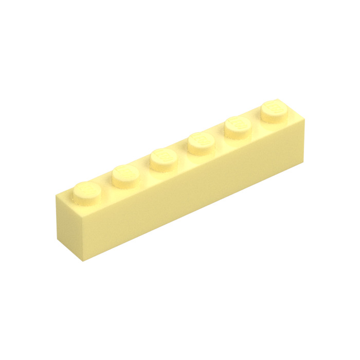 LEGO Bright Light Yellow Brick 1 x 6 (3009 / 30611) | Brick Owl - LEGO ...
