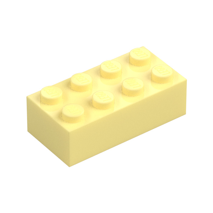LEGO Bright Light Yellow Brick 2 x 4 (3001 / 3556) | Brick Owl - LEGO ...