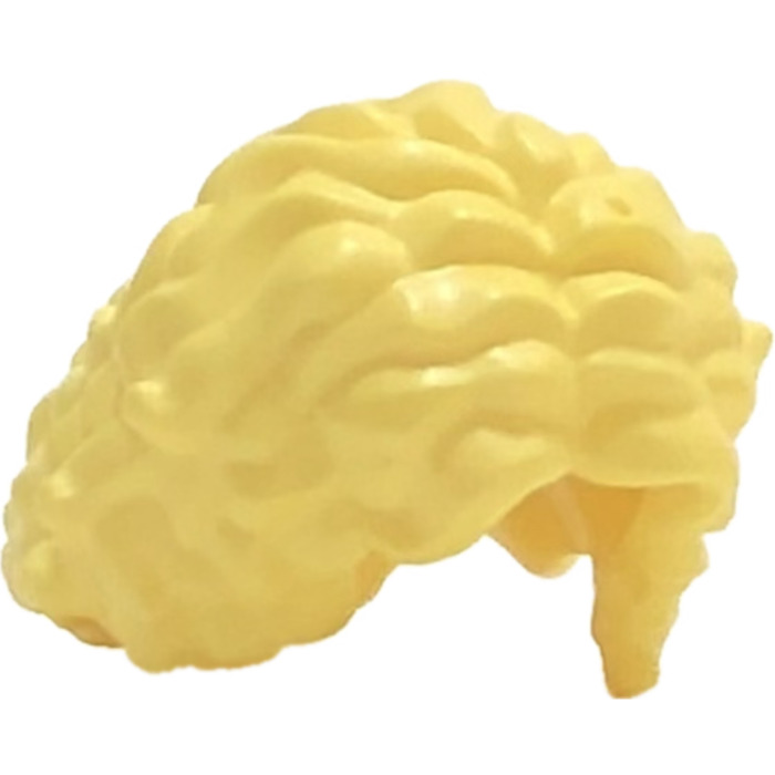 LEGO Bright Light Yellow Long Tousled Hair with Center Parting (20595 / ...