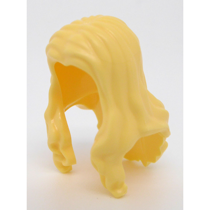 LEGO Bright Light Yellow Long Wavy Hair with Parting (33461 / 95225 ...