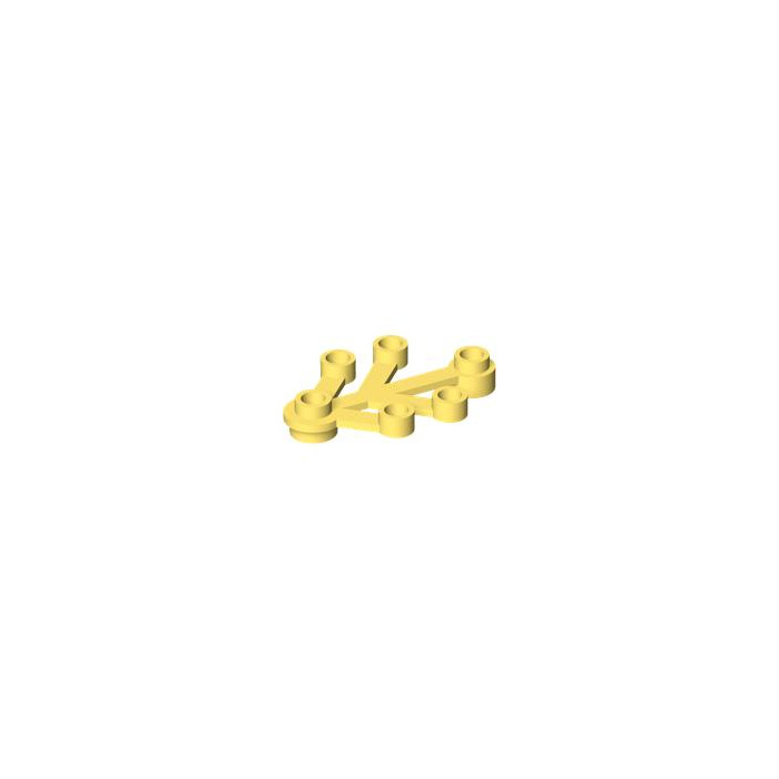 LEGO Bright Light Yellow Plant Leaves 4 x 3 (2423) | Brick Owl - LEGO ...