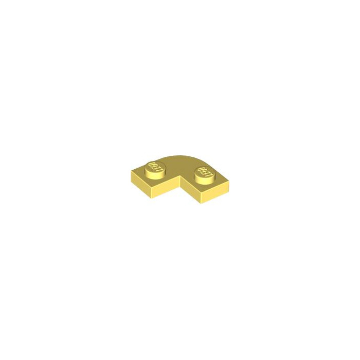 LEGO Bright Light Yellow Plate 2 x 2 Round Corner (79491) | Brick Owl