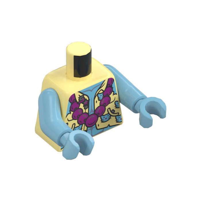 LEGO Sandy with Bright Light Yellow Vest Minifig Torso (973 / 76382 ...