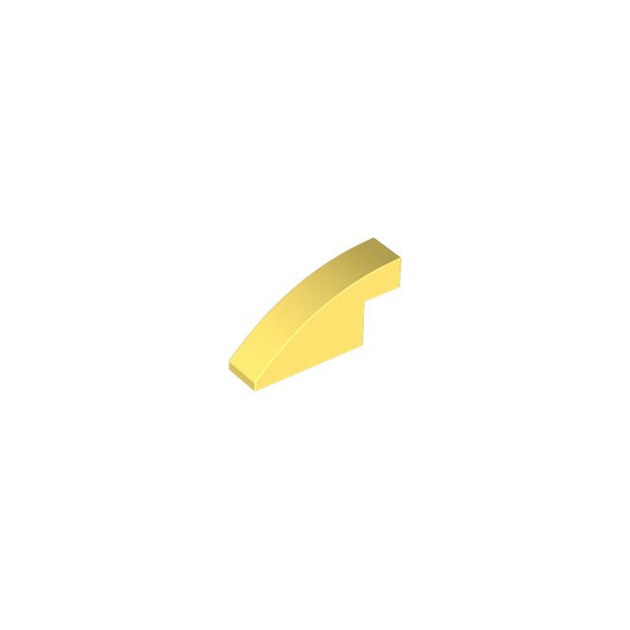 LEGO Bright Light Yellow Slope 1 x 4 x 1.3 Curved (3573) | Brick Owl ...